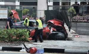 Ferrari 599 GTO Crashes into Taxi and Motorcycle, Claiming Three Lives ...